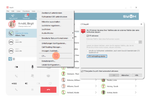 Ihr Begleiter im Arbeitsalltag - SWYX
